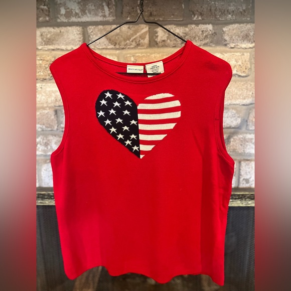 White Stag | Tops | Cherry Red Sweater Vest | Poshmark